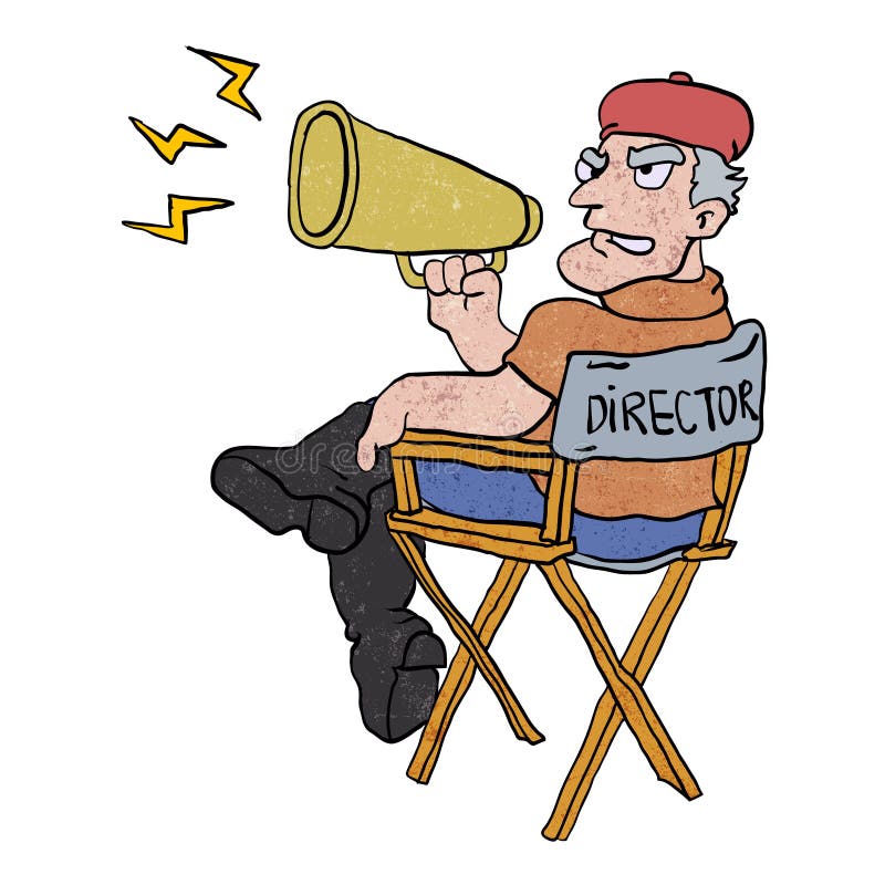 Karikatuur Van De Directeur Vector Illustratie - Illustration of ...