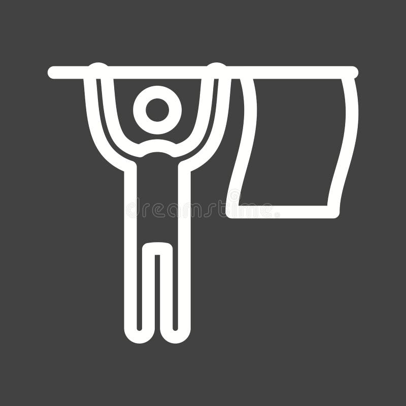 Beendet vektor abbildung. Illustration von athlet, sieger - 87569893