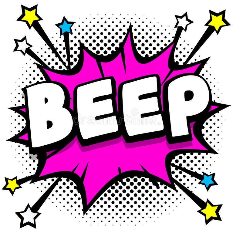 Beep Word Art Stock Illustrations – 22 Beep Word Art Stock ...
