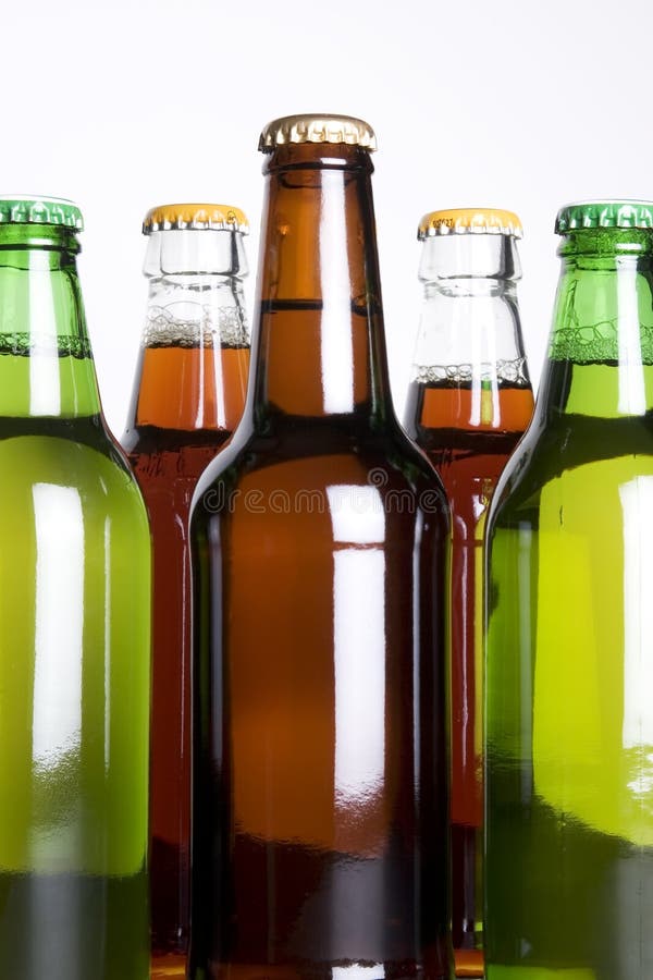 Beer bottles stock image. Image of beer, shot, fresh - 33773597