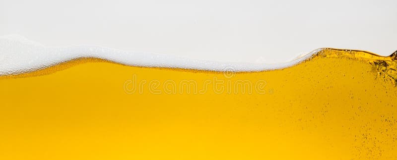Beer Alcohol Wave with Bubbels Stock Photo - Image of abstract ...