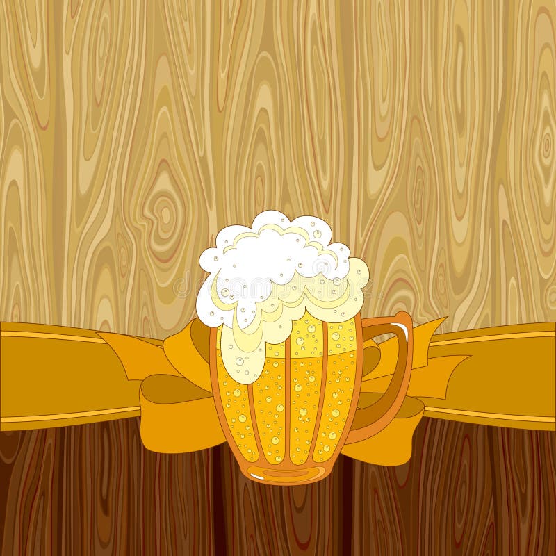 Beer background stock vector. Illustration of alcohol - 26445006