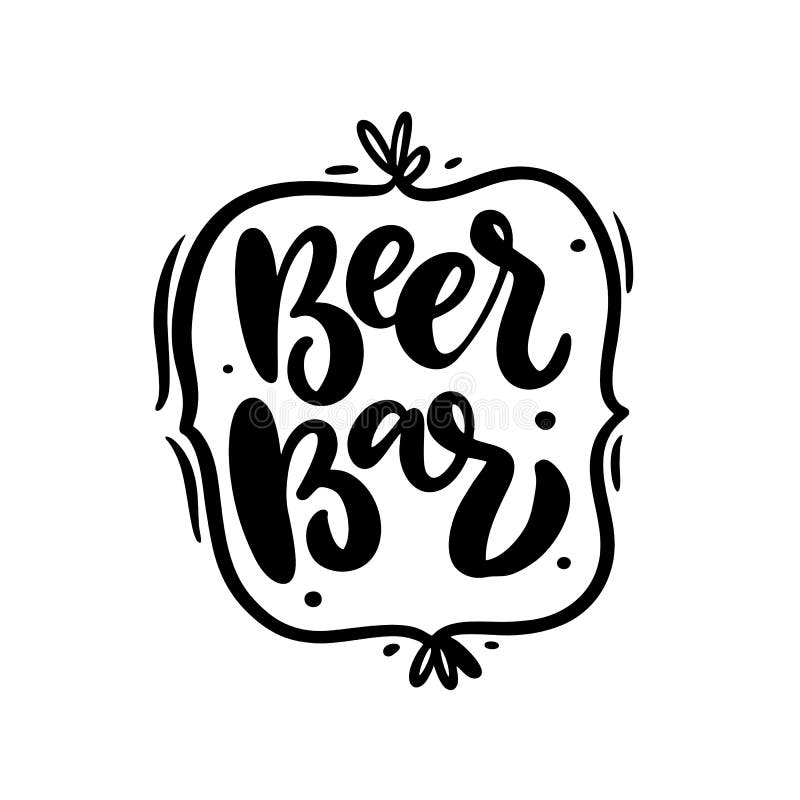 Bar Calligraphy Stock Illustrations – 8,090 Bar Calligraphy Stock ...