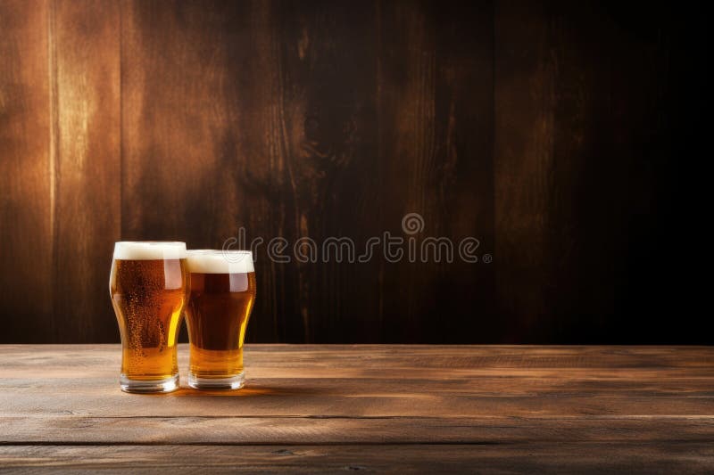 Beer Bar Themed Background Large Copy Space - Stock Picture Backdrop ...