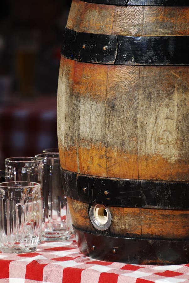Beer barrel stock image. Image of cask, glass, glasses - 21840309