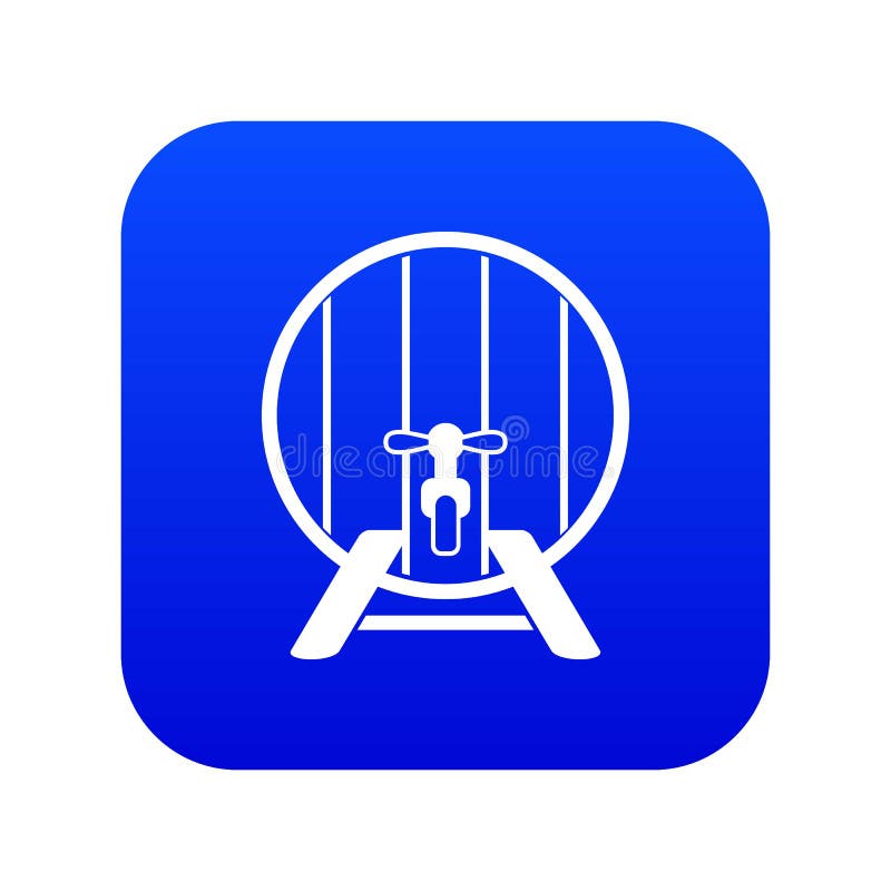 Beer Barrel in Pub Icon Digital Blue Stock Vector - Illustration of ...