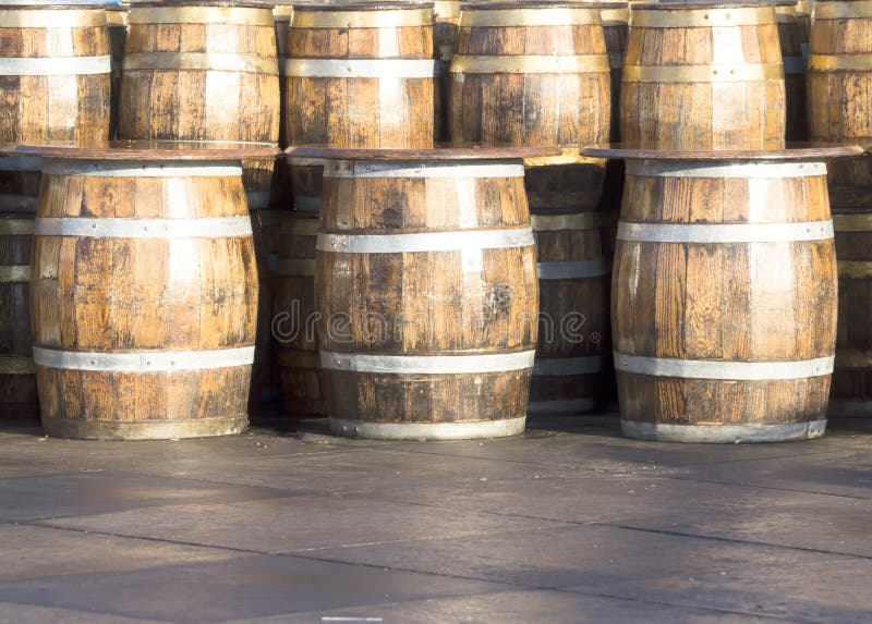 Beer Barrels stock photo. Image of vine, store, liquor - 47925752