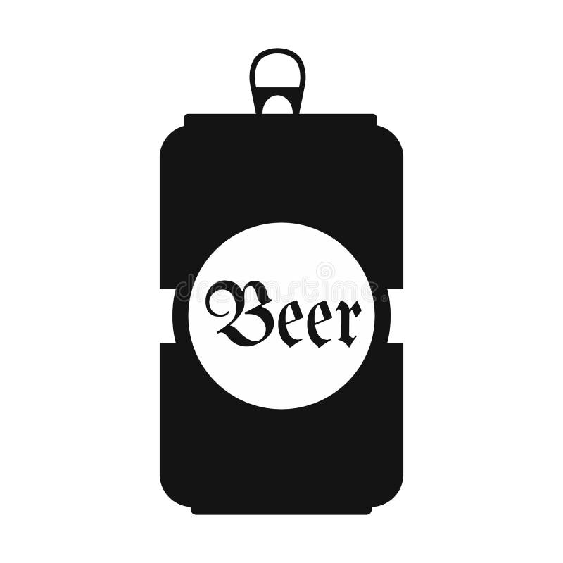 Beer black icon stock illustration. Illustration of design - 125244402