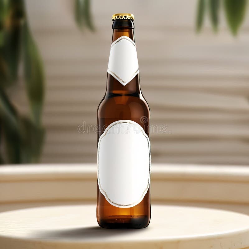 Beer Blank Generic Product Packaging Mockup Stock Illustration ...