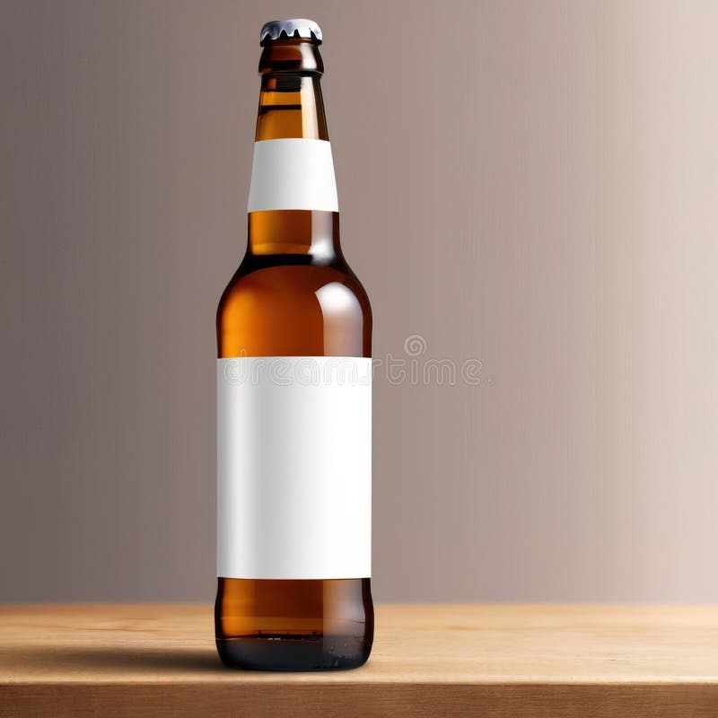 Beer Blank Generic Product Packaging Mockup Stock Illustration ...