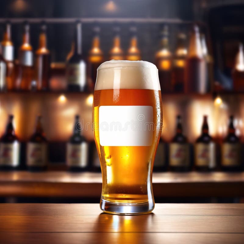 Beer Blank Generic Product Packaging Mockup Stock Illustration ...