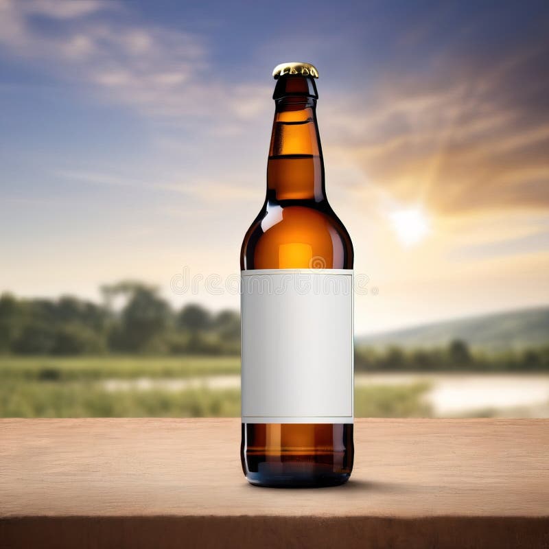 Beer Blank Generic Product Packaging Mockup Stock Illustration ...