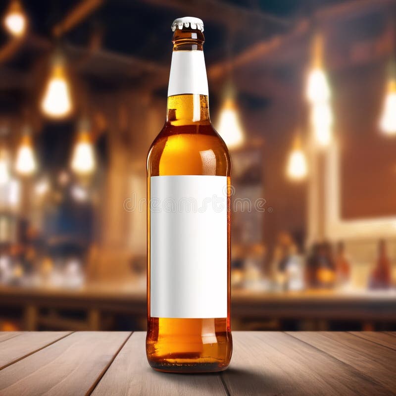 Beer Blank Generic Product Packaging Mockup Stock Illustration ...