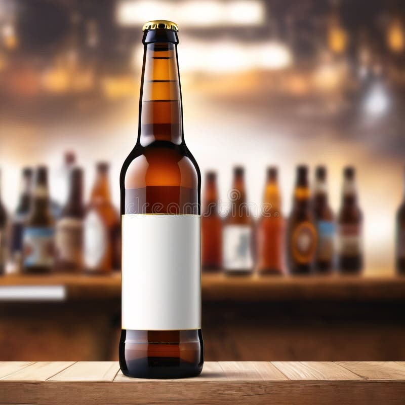 Beer Blank Generic Product Packaging Mockup Stock Illustration ...