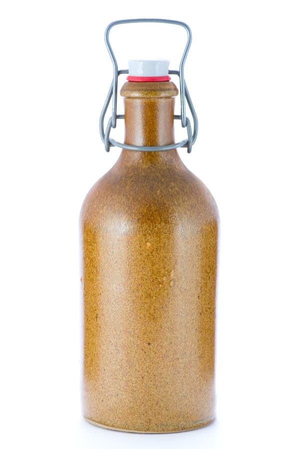 Beer bottle stock image. Image of ware, drink, clay, fermented - 11992827