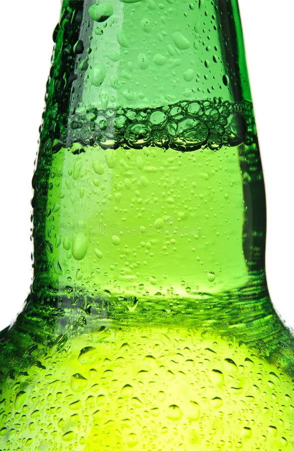 Beer Bottle Abstract Isolated Stock Image - Image of liquid, green: 9902551