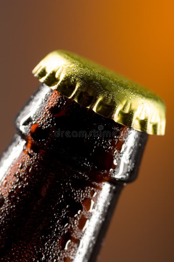 Beer bottle cap stock image. Image of objects, gold, glossy - 2850455