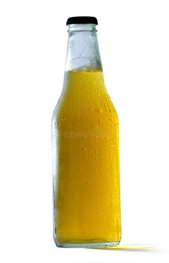 Beer Bottle with Condensation Stock Photo - Image of condensation, beer ...