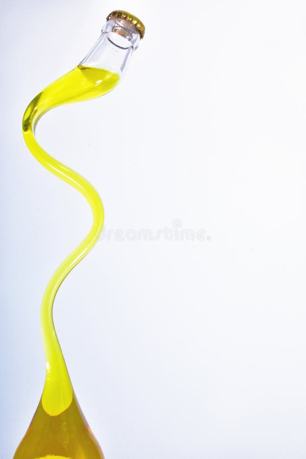 Beer Bottle with Distorted Neck Stock Photo - Image of neck, botella ...