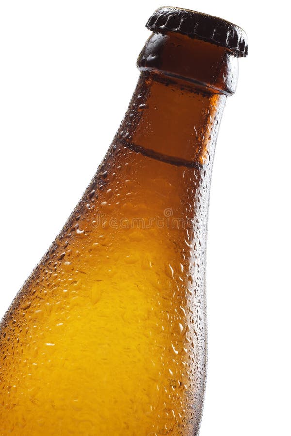 Beer Bottle and drops stock image. Image of beer, droplets - 34140049