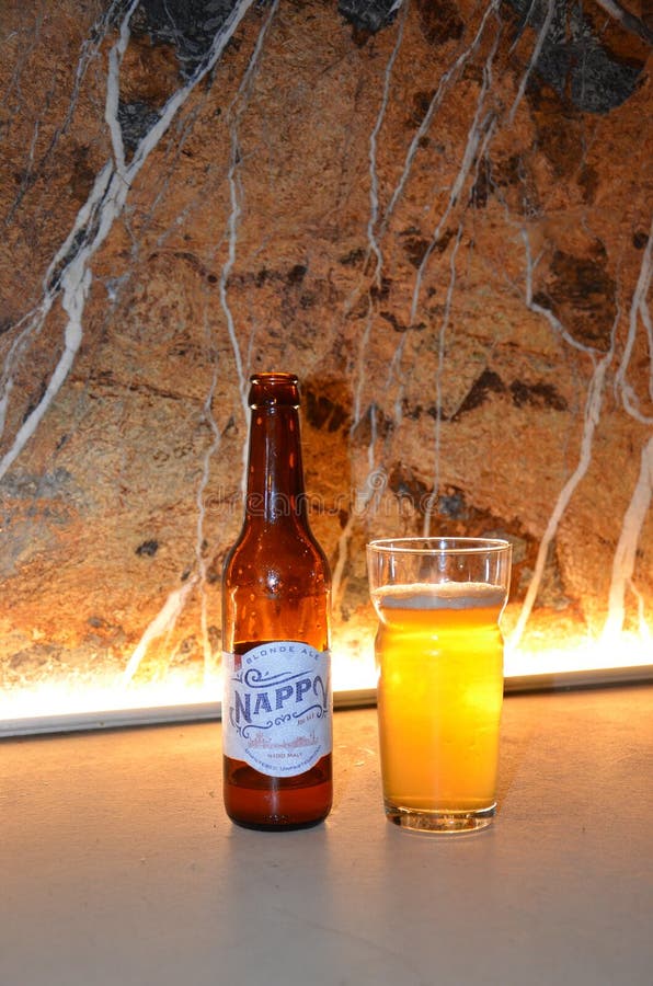 Beer in a Bottle or a Glass? Turkey, Drink in Every Way Editorial Stock ...