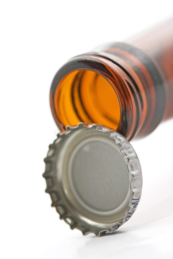 Beer bottle with metal lid stock image. Image of glass - 22743229