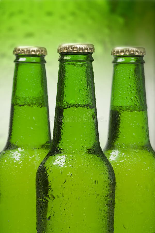 Beer bottles stock photo. Image of green, liquid, dark - 15167260