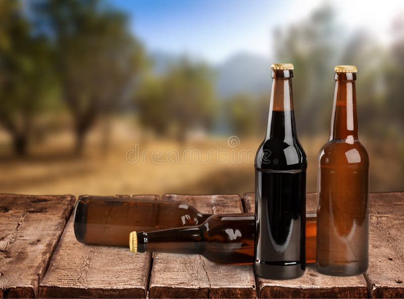 Beer Bottles stock photo. Image of alcohol, desk, beer - 62045450