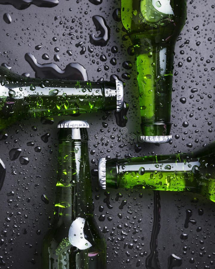 Beer Bottles Top. High Quality Photo Stock Photo - Image of wodden ...