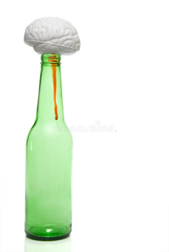 Beer Brain Disease stock image. Image of drink, damage - 12066635