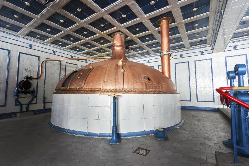 Beer Brewery. Traditional Way of Making a Beer. Stock Image - Image of ...