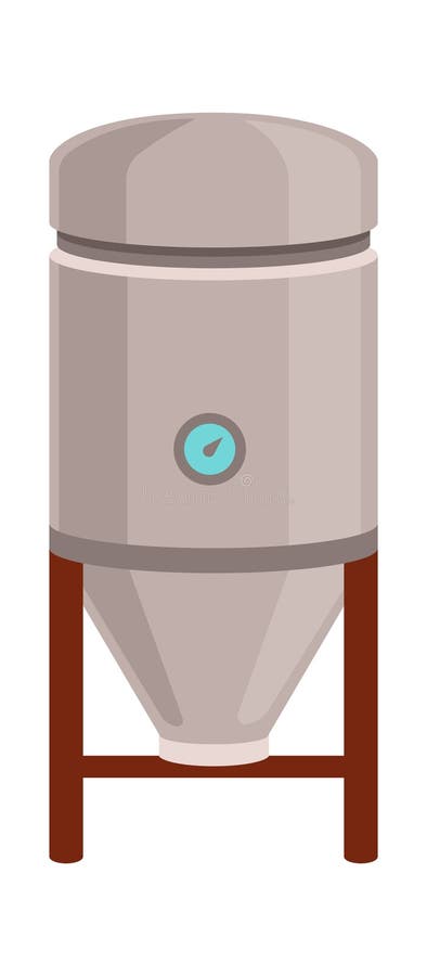 Beer Brewing System stock vector. Illustration of steel - 282211439