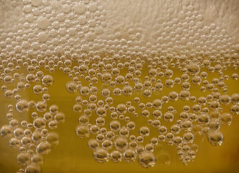 Beer bubbles background stock image. Image of object - 78437885