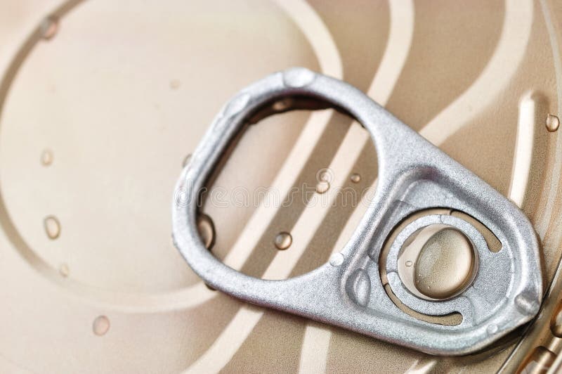 Beer can stock image. Image of drink, lock, closeup, container - 27694383