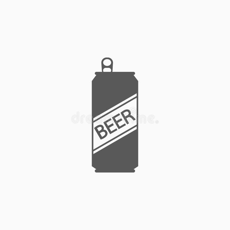 Beer Can Icon, Can, Beer, Beverage, Drink, Water Stock Vector ...
