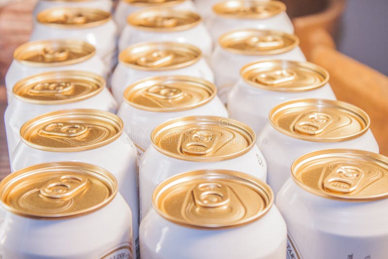 Beer can stock image. Image of group, cold, beverage - 51704183