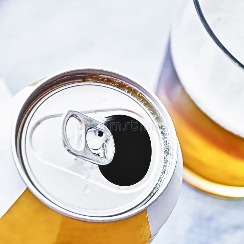 Beer can stock image. Image of canned, metallic, alcohol - 41840917