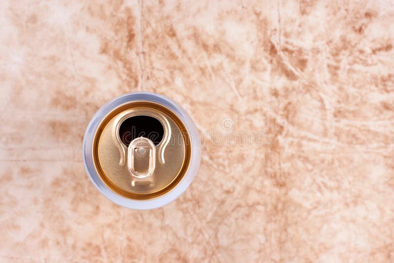 Beer can top view stock image. Image of drink, closeup - 22247211
