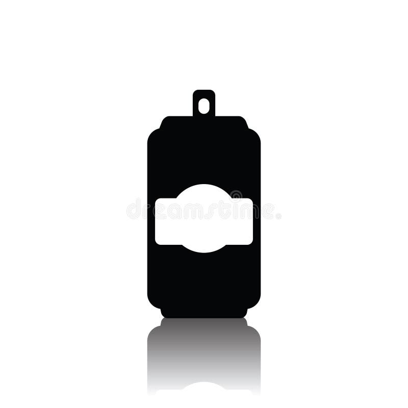 Beer Can. Vector Illustration Decorative Background Design Stock Vector ...