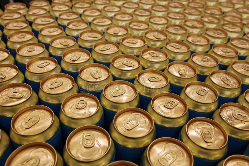Beer cans stock photo. Image of beverage, supermarket - 52865552