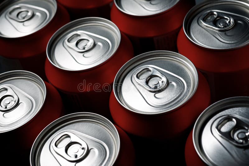 Beer cans view stock photo. Image of metal, cool, beverage - 183236962