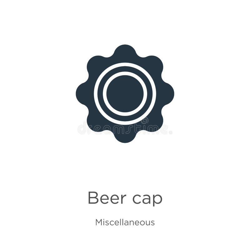 Beer Cap Icon Vector. Trendy Flat Beer Cap Icon from Miscellaneous ...