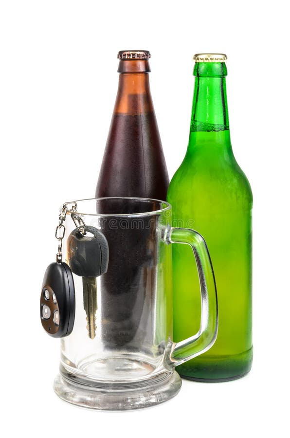 Beer and car keys stock image. Image of crash, designated - 29015331