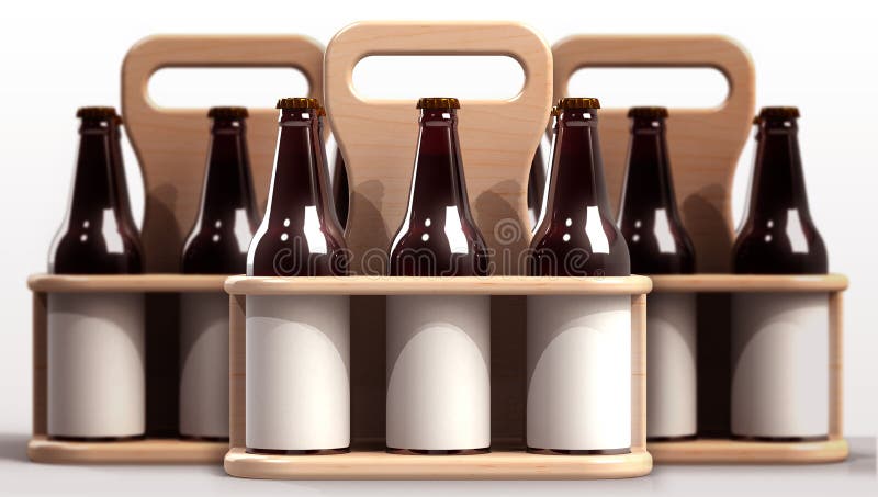 Beer case stock illustration. Illustration of object - 58660912