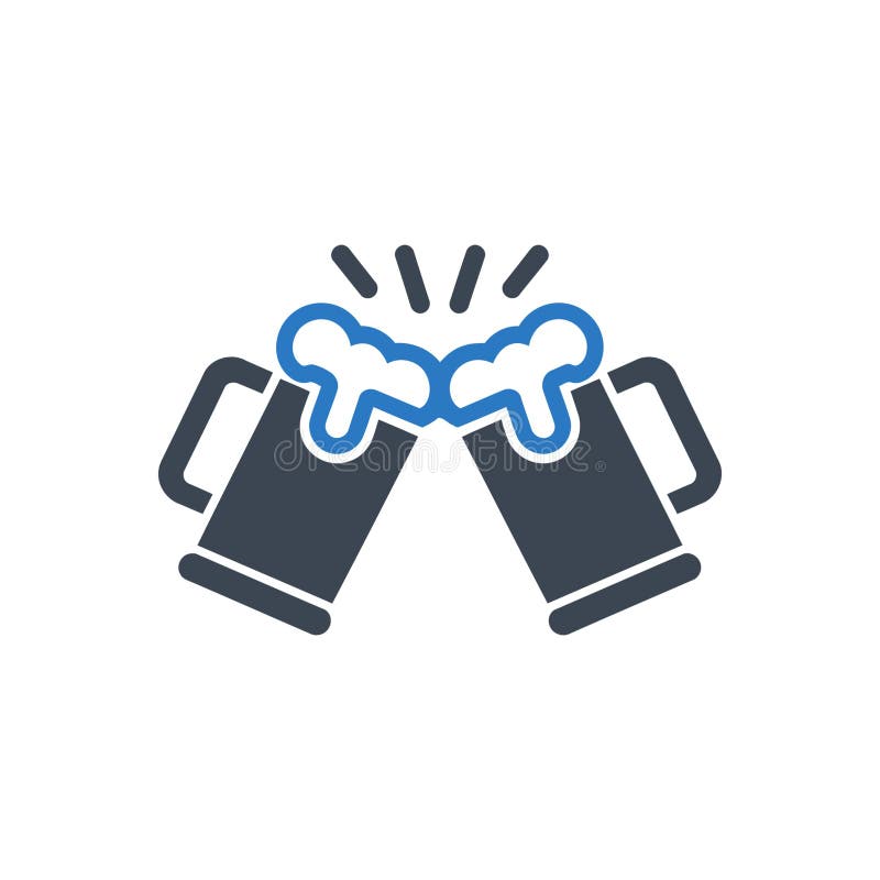 Beer Celebration Icon stock vector. Illustration of toast - 361691218