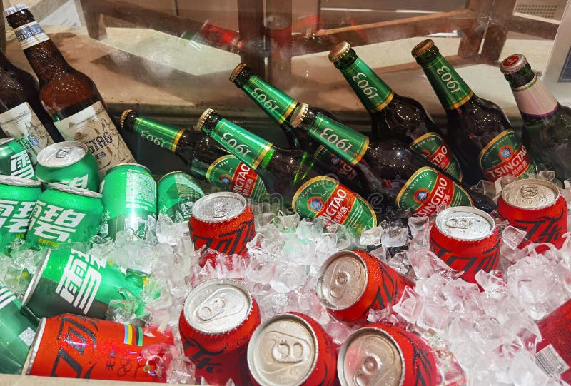 Beer and Coke Placed in the Buffet Restaurant Editorial Photography ...