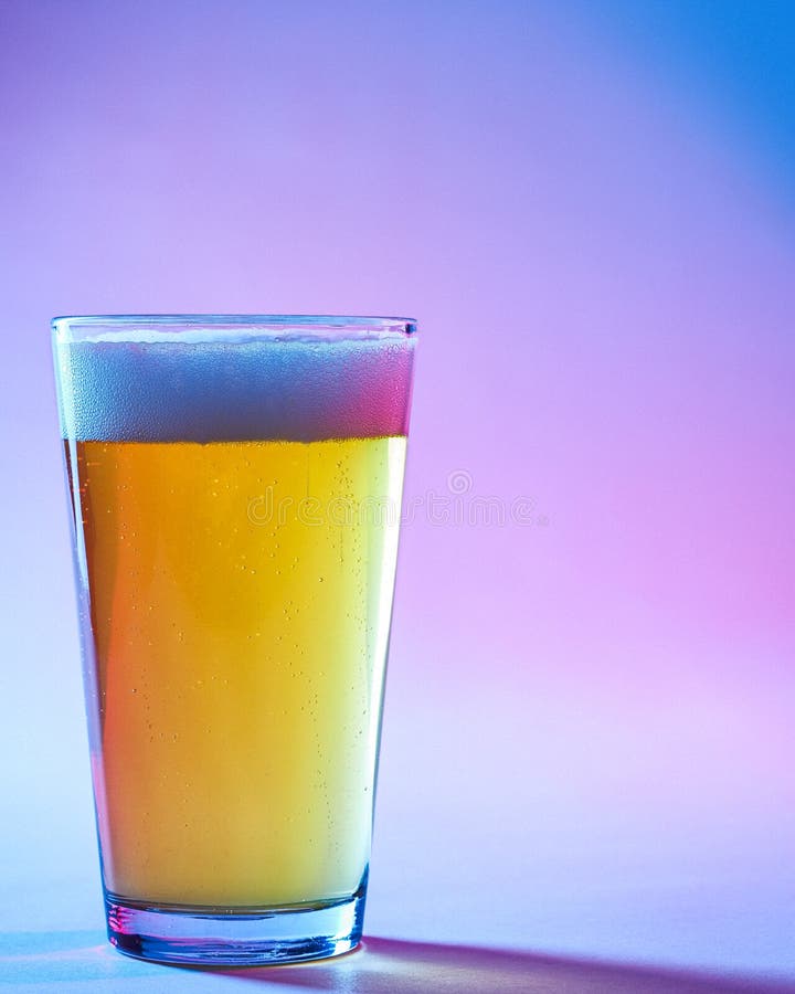 Beer on a Colorful Background Stock Photo - Image of glasses, alcohol ...