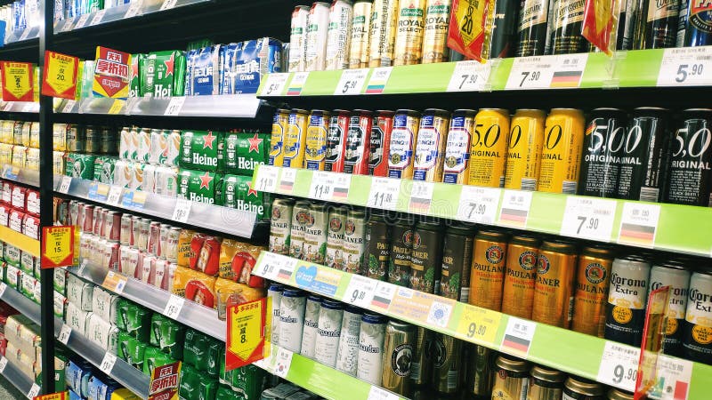 Beer corner in walmart editorial stock photo. Image of lifestyle ...