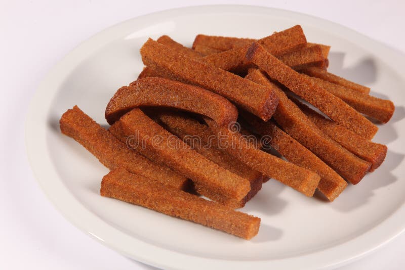 Beer crackers on a plate stock image. Image of brown - 72566579