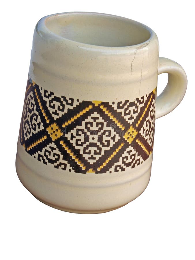 Beer cup stock image. Image of isolated, white, ceramic - 14255949
